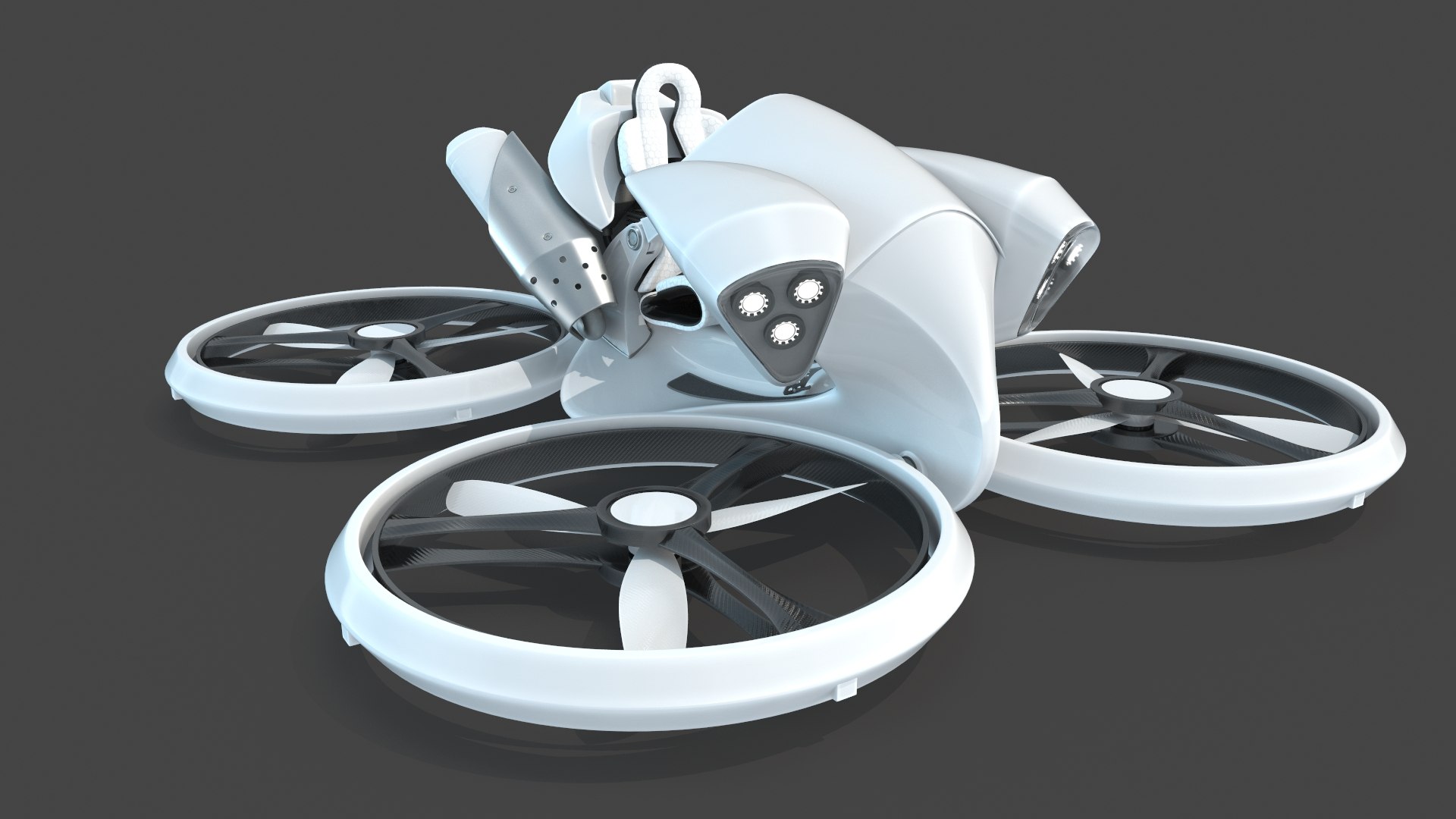 3D sci-fi hover bike - TurboSquid 1601274