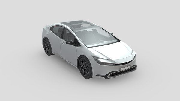 modelo 3d Low Poly Car - Toyota Prius 2023 - TurboSquid 2068544