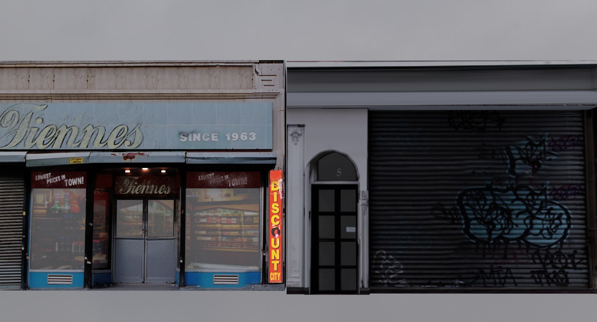 Store Fronts - 4 Pack 3D Model - TurboSquid 2093639