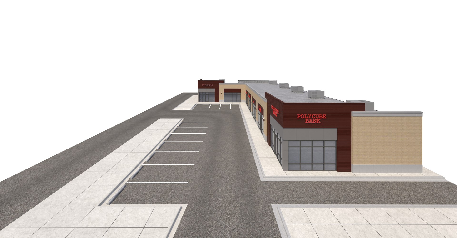 3D Retail Store Mall - TurboSquid 1656437