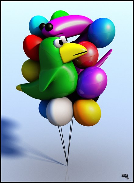 Free 3D Balloon Models | TurboSquid