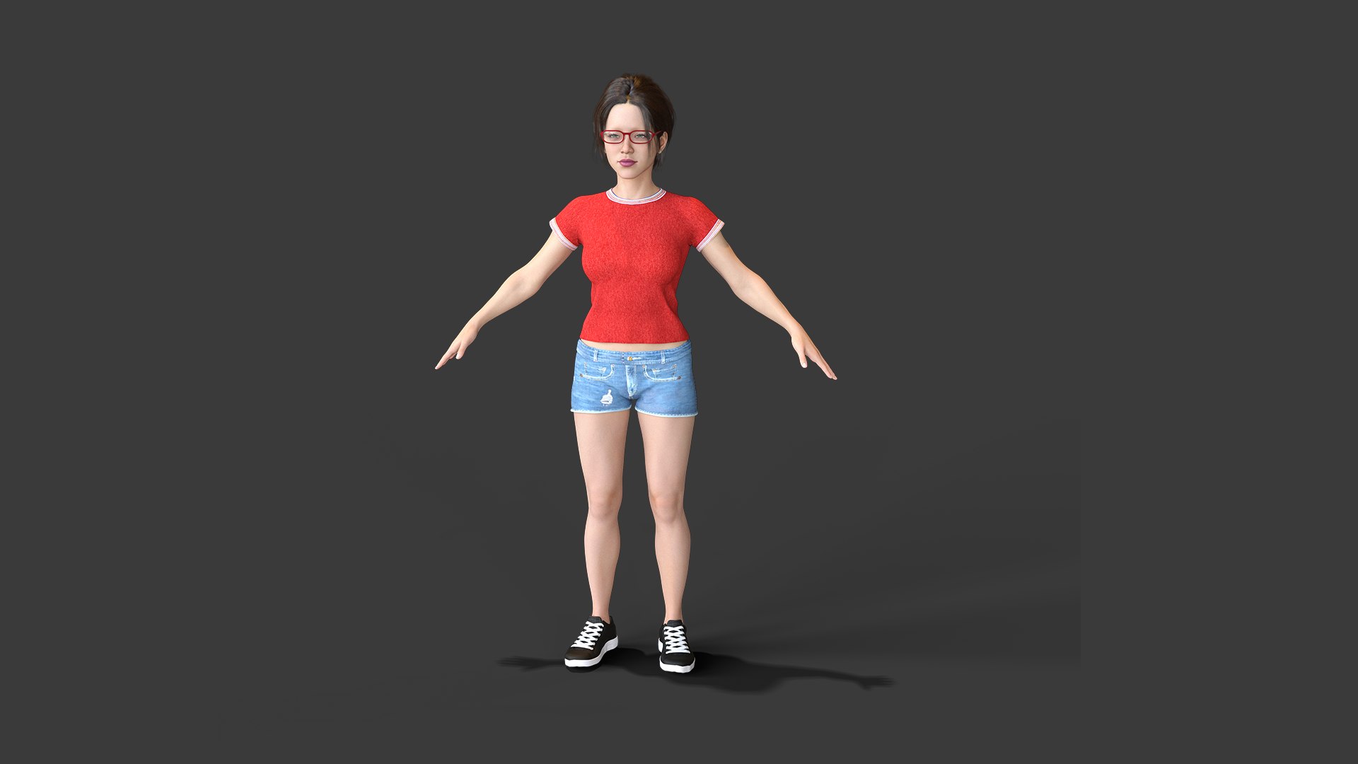 Sophia Female Low Poly Character 3D Model - TurboSquid 2209924