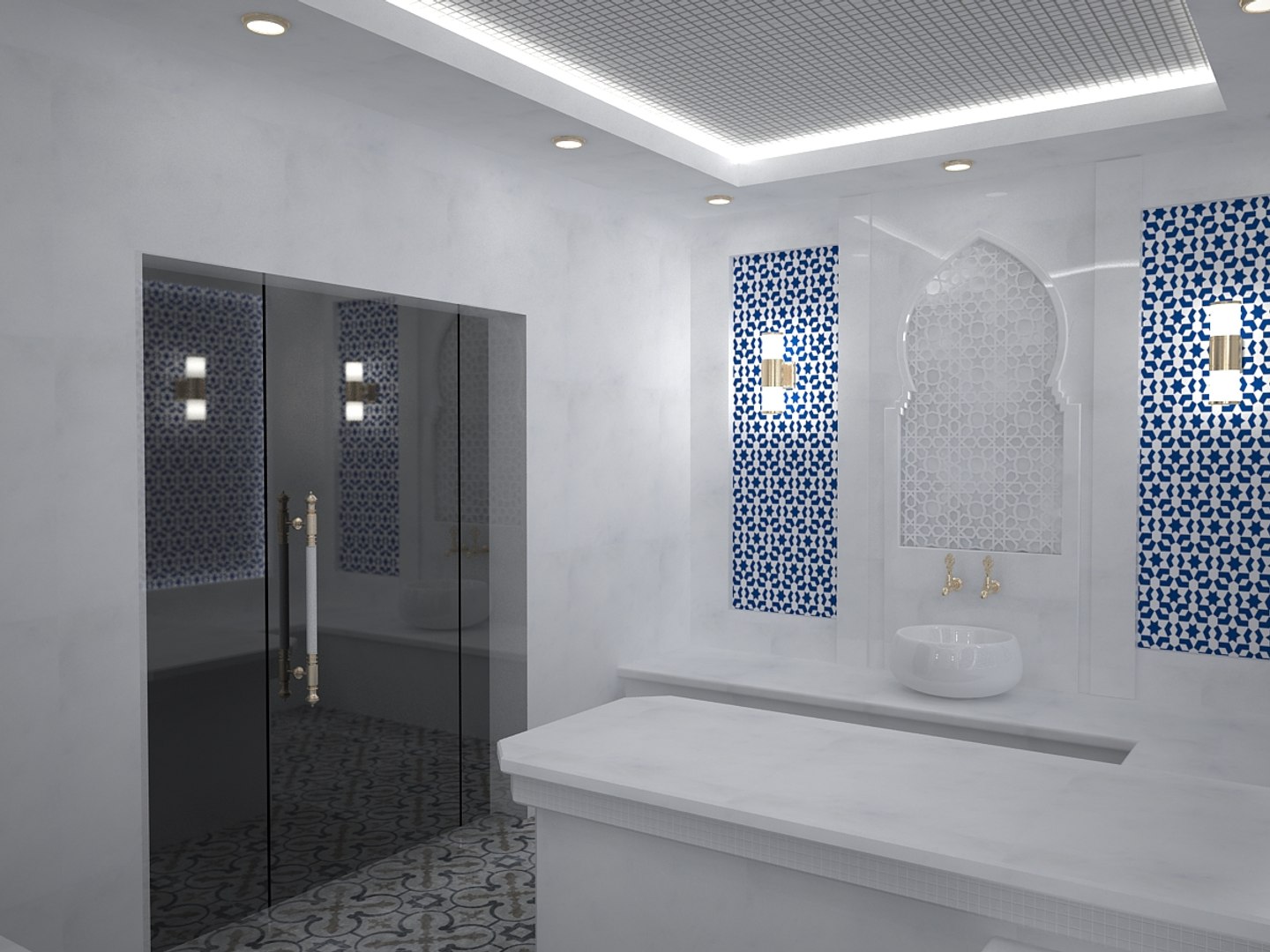 Interior Hammam 3d Max