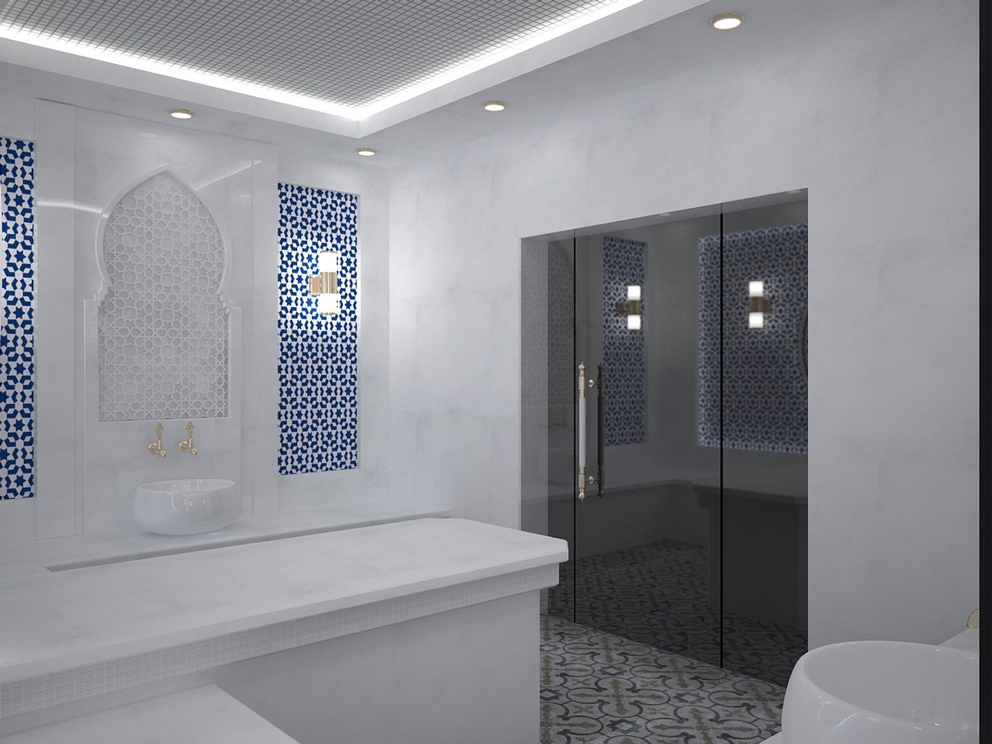 Interior Hammam 3d Max