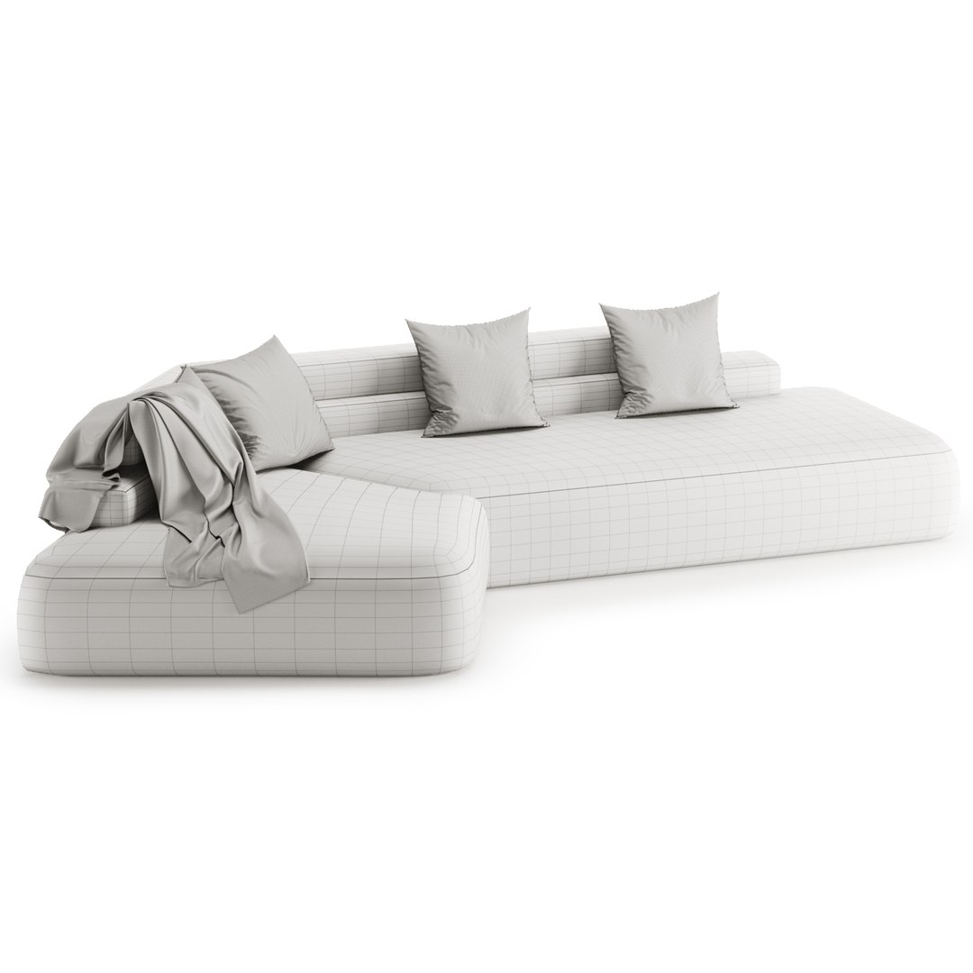 Rift Sofa By Patricia Urquiola 3D Model - TurboSquid 2107579