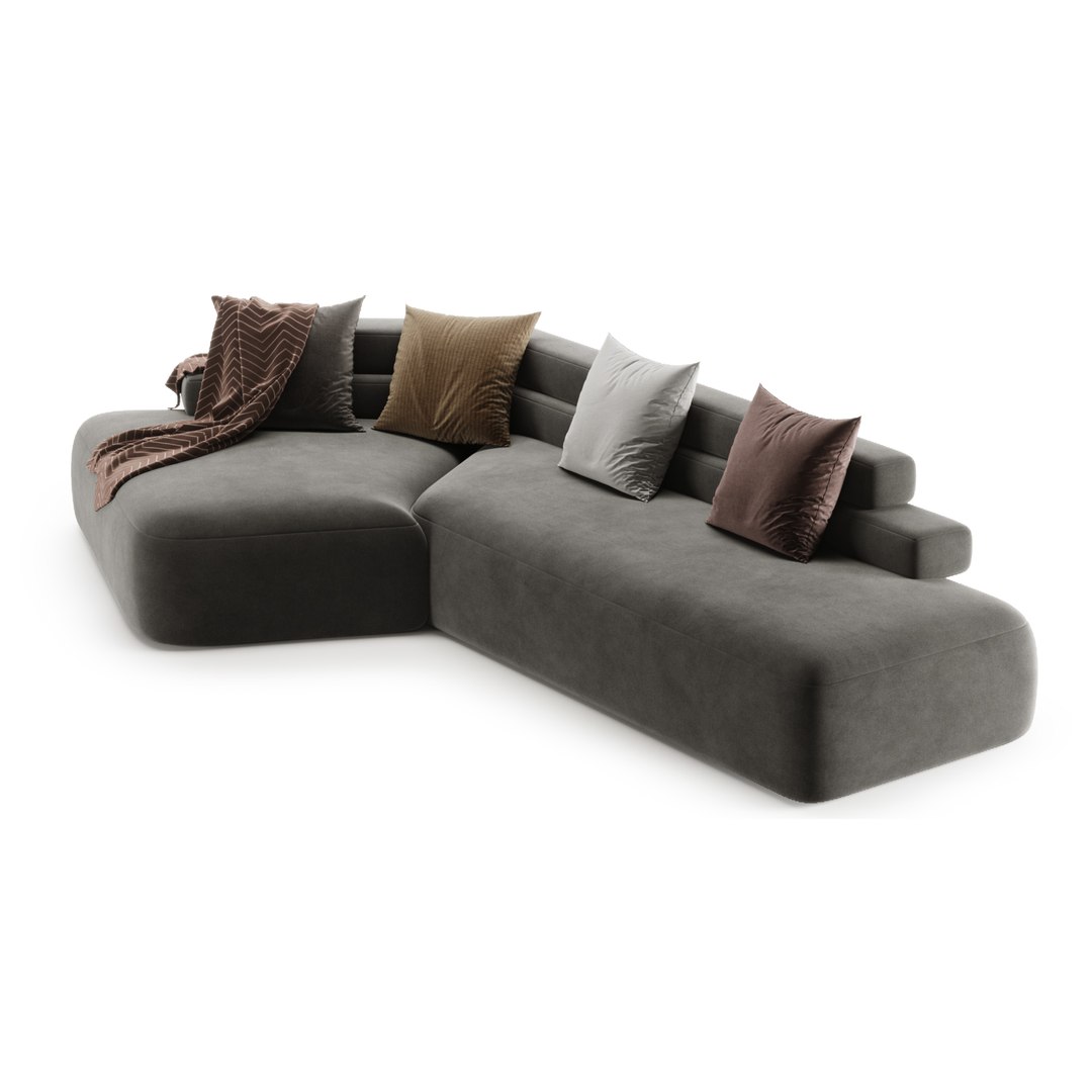 Rift Sofa By Patricia Urquiola 3D Model - TurboSquid 2107579