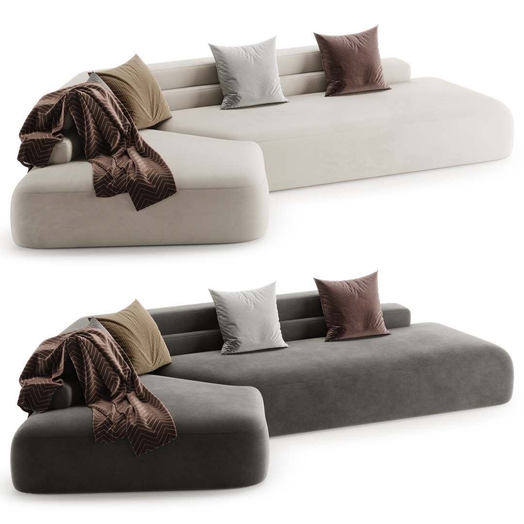 Rift Sofa By Patricia Urquiola 3D Model - TurboSquid 2107579