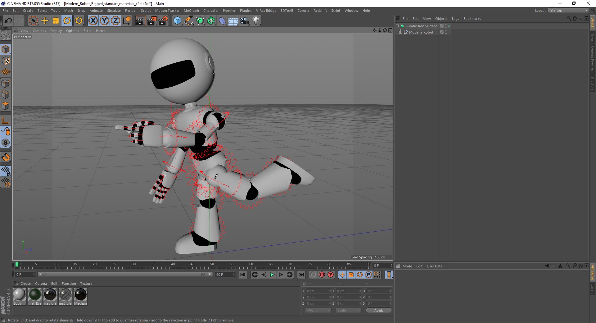 Modern robot rigged 3D - TurboSquid 1511673