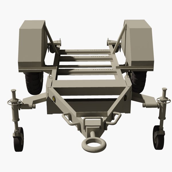 Modello 3D US Military M353 General Purpose Trailer - TurboSquid 585578