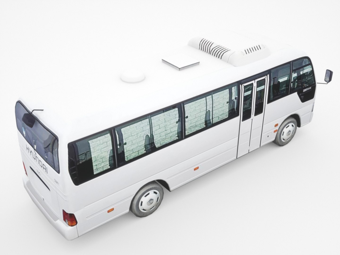 Hyundai County Deluxe Bus Model - TurboSquid 1376224