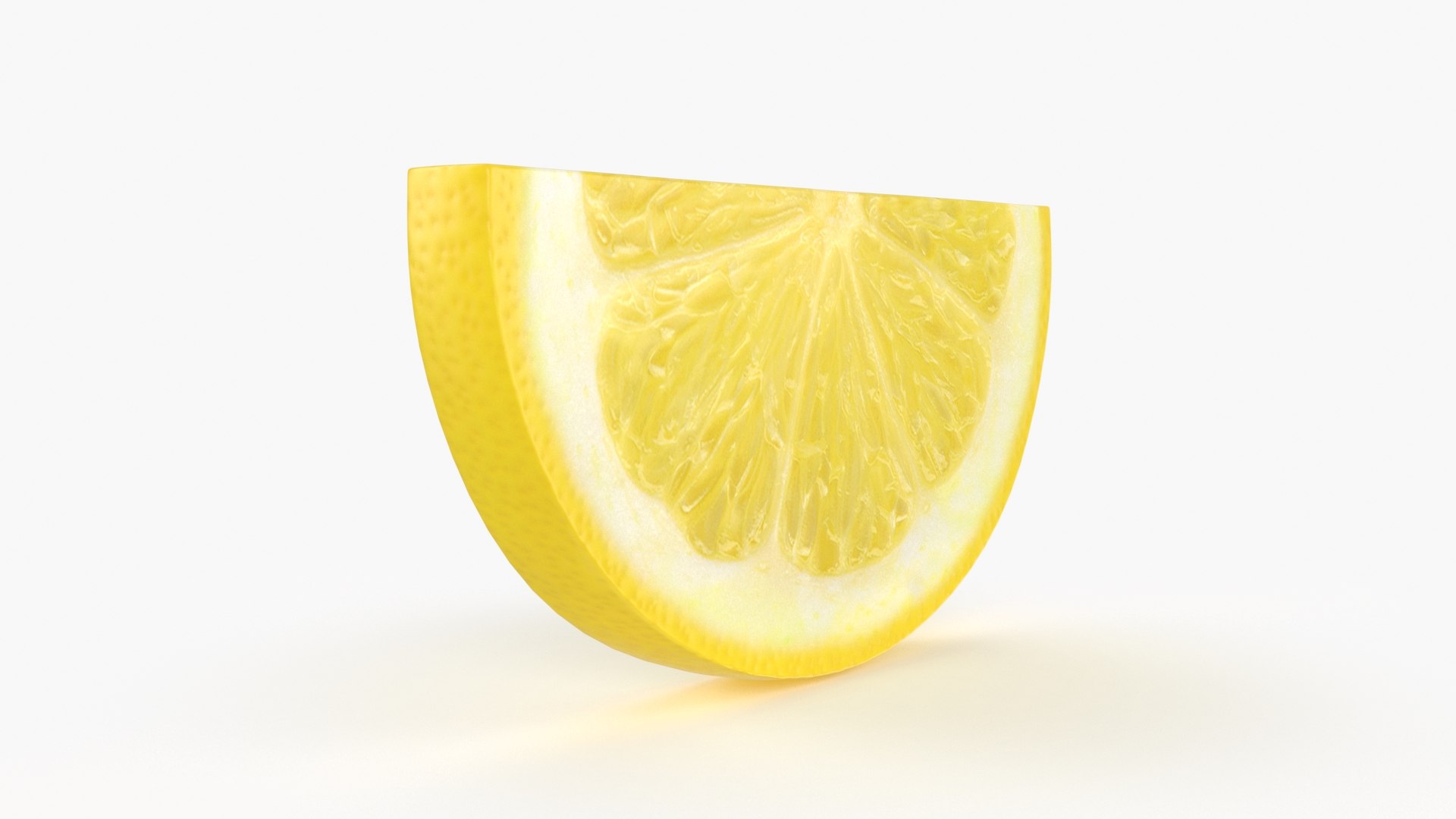 Half Lemon Slice 3D model - TurboSquid 1990030