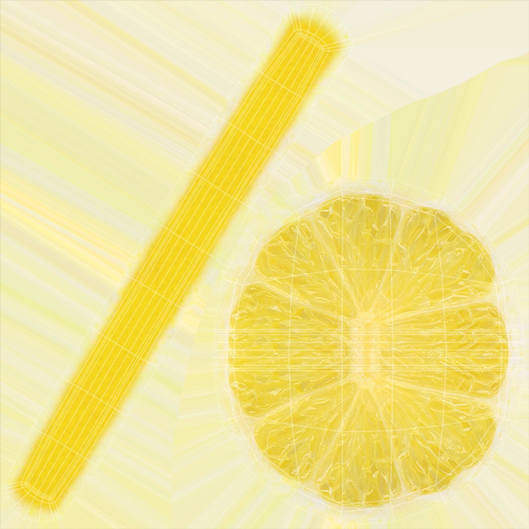 Half Lemon Slice 3D model - TurboSquid 1990030