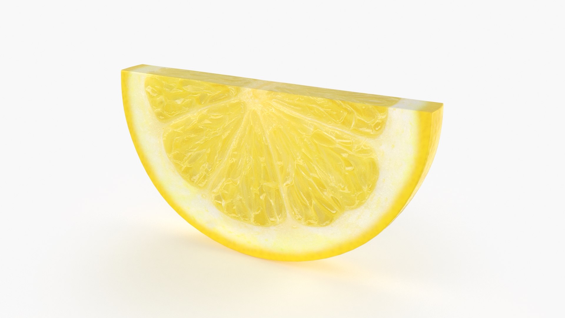 Half Lemon Slice 3D model - TurboSquid 1990030