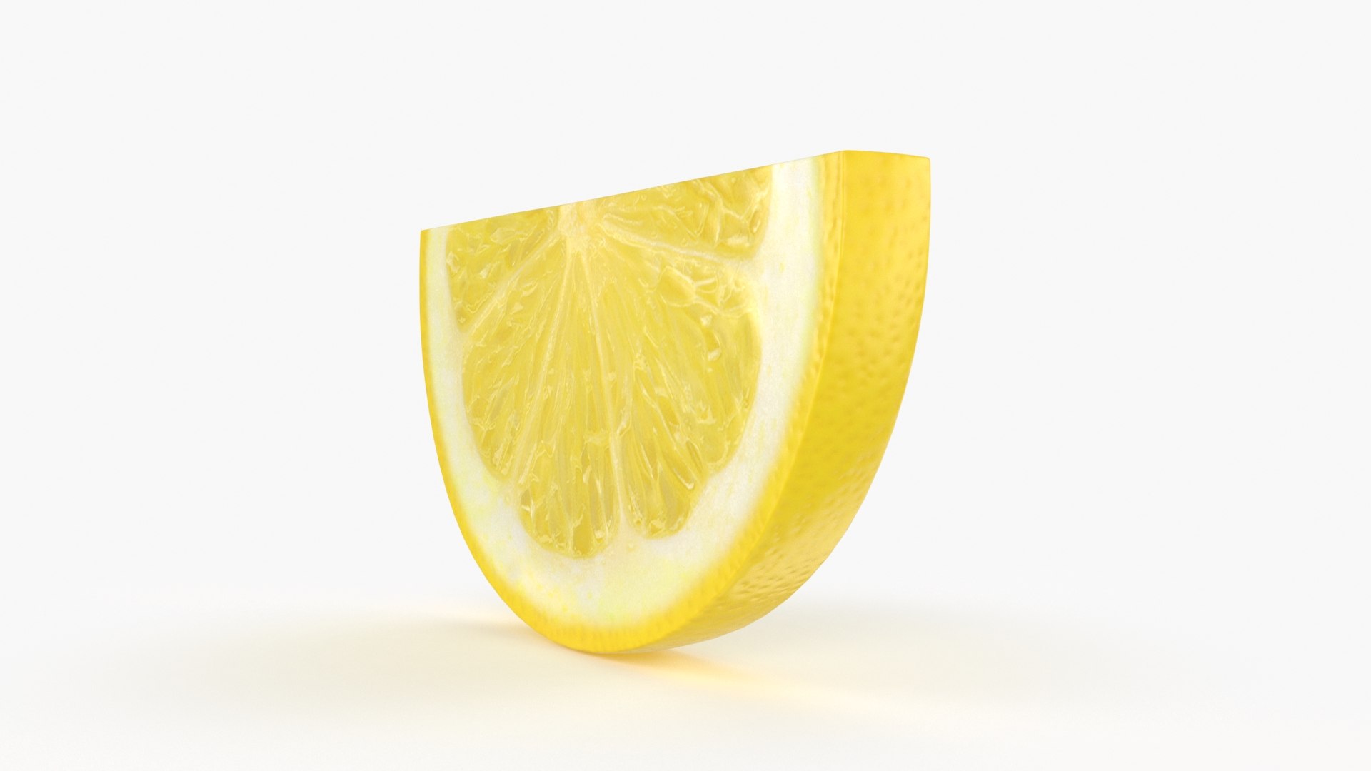 Half Lemon Slice 3D model - TurboSquid 1990030