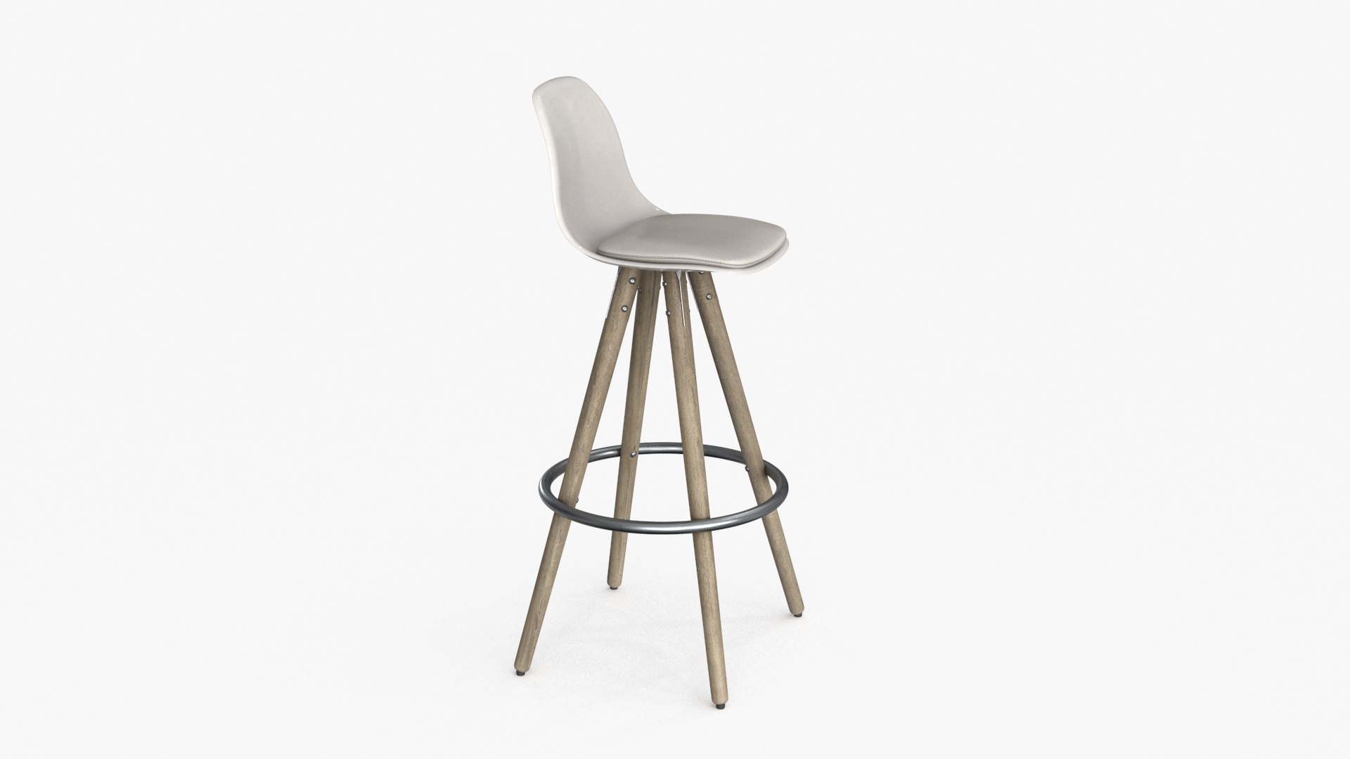 Nordic Blanco Stool 3D - TurboSquid 2218580
