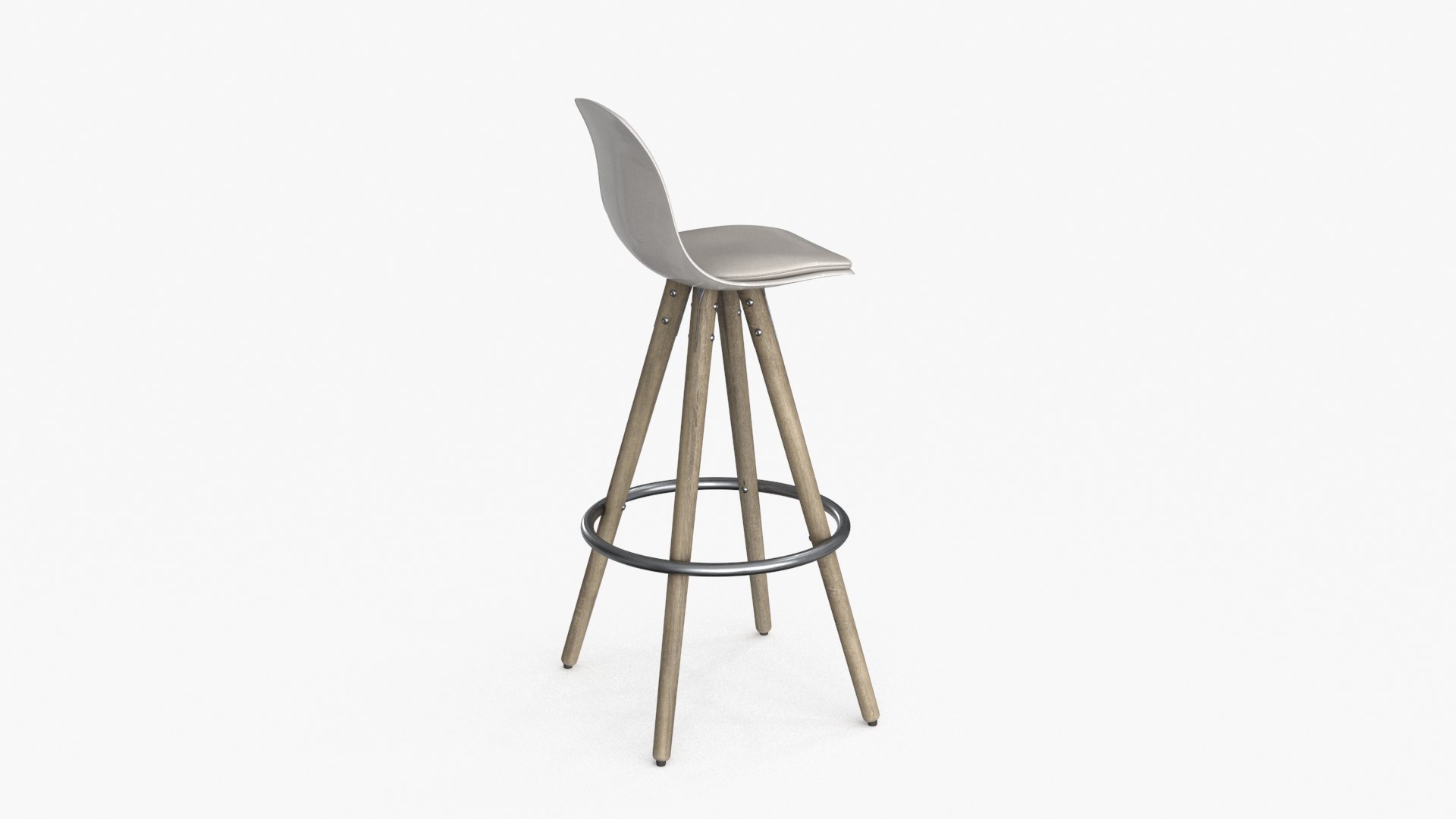 Nordic Blanco Stool 3D - TurboSquid 2218580