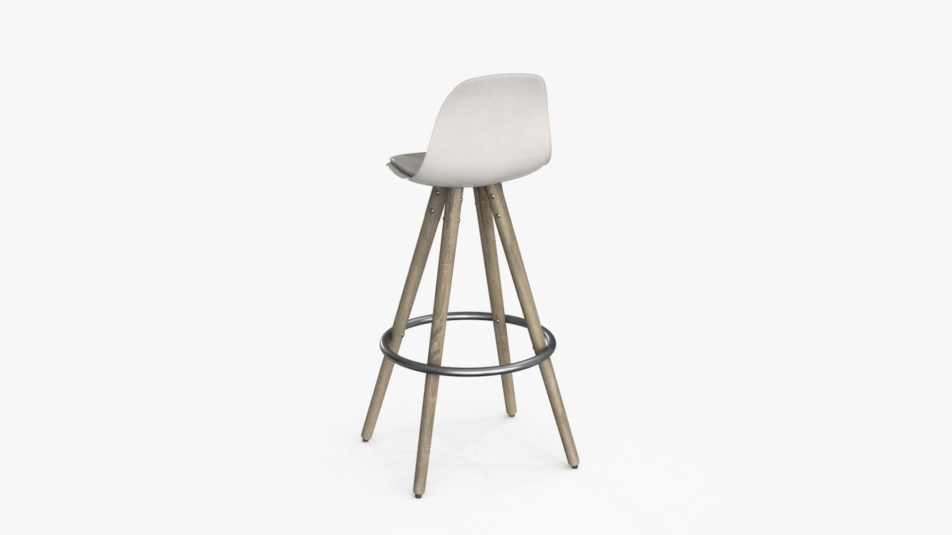 Nordic Blanco Stool 3D - TurboSquid 2218580