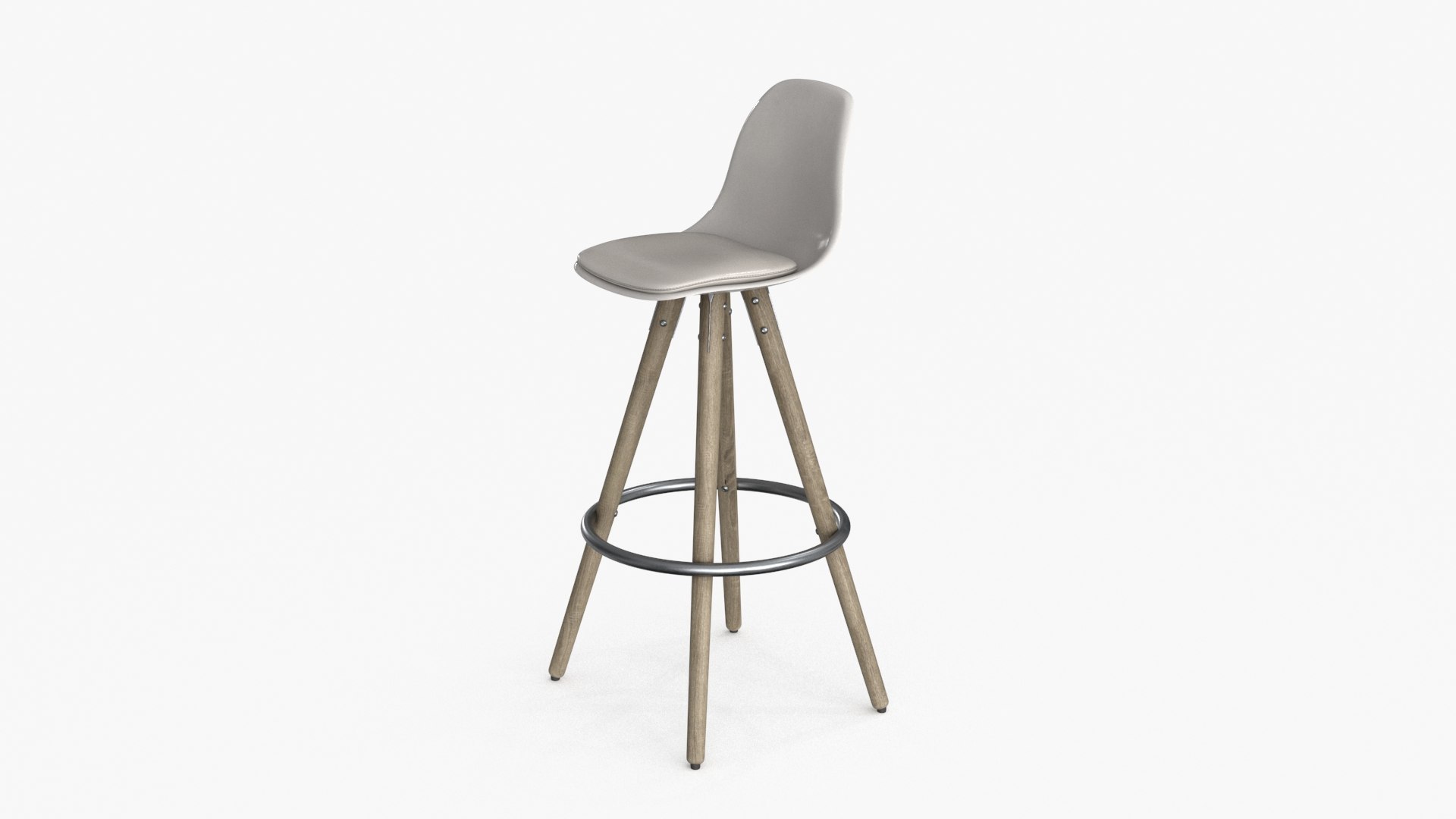 Nordic Blanco Stool 3D - TurboSquid 2218580