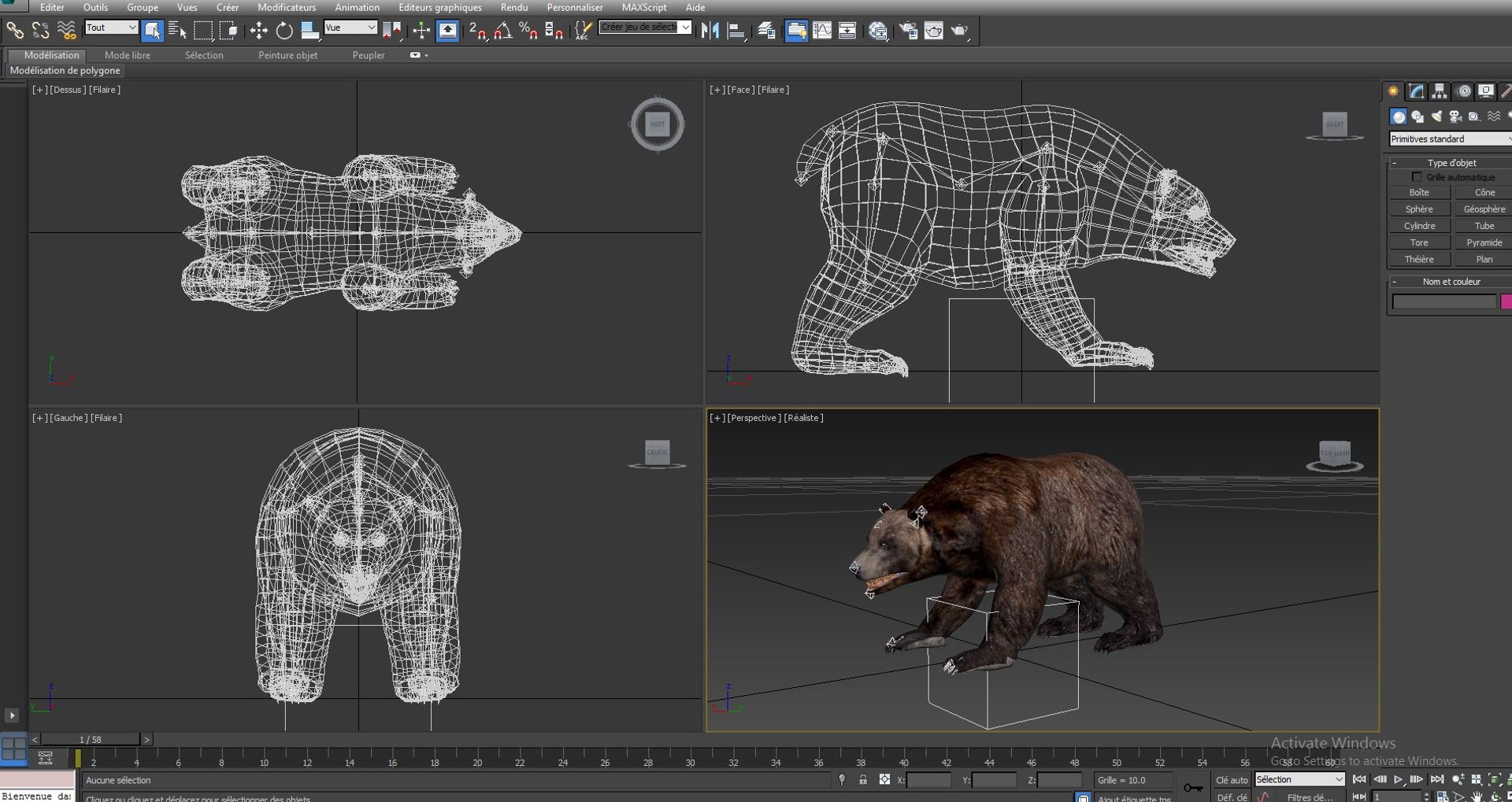 3D Bear Rigged Model - TurboSquid 1254490