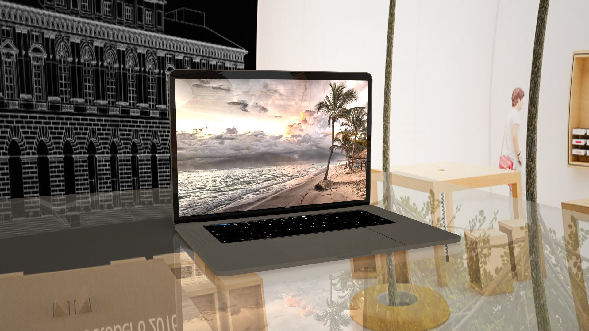 Laptop Computer Model - TurboSquid 1281240