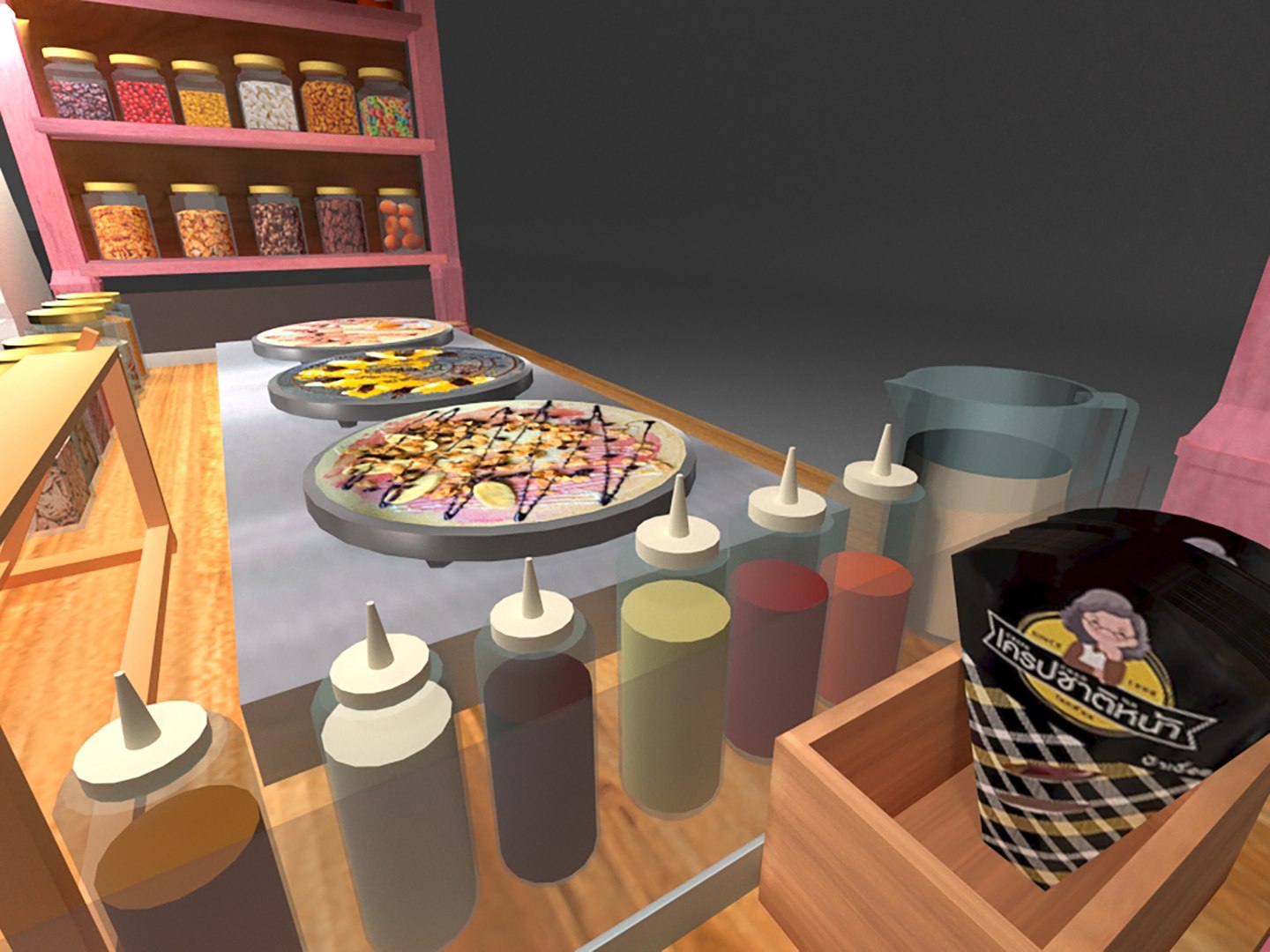 Avika Crepe Cart 3D Model - TurboSquid 2001534