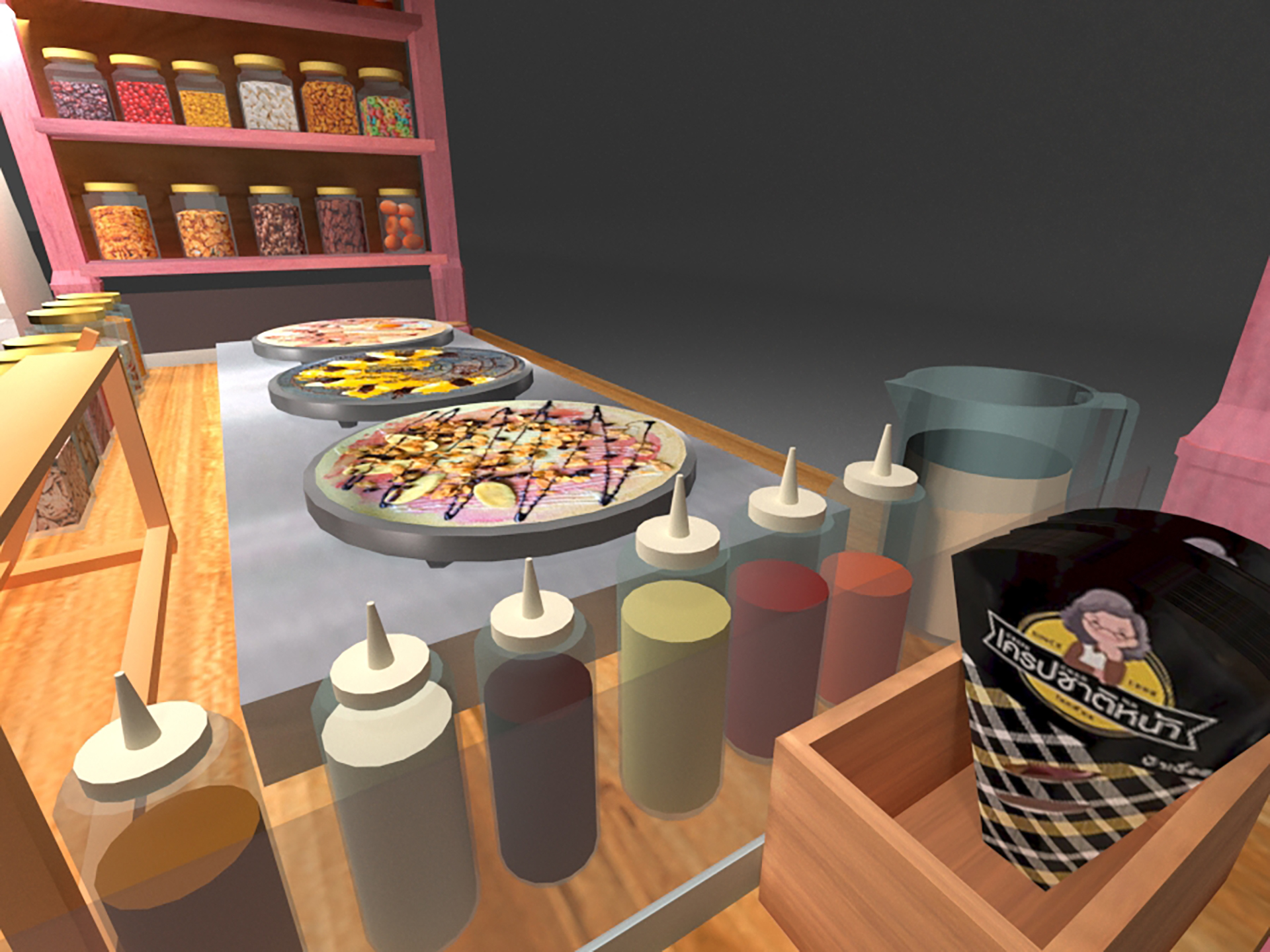 Avika Crepe Cart 3D model - TurboSquid 2001534