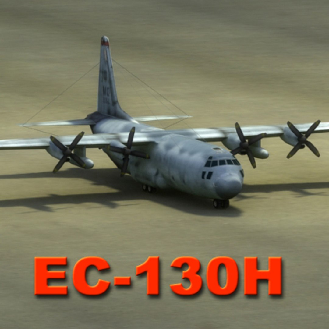3d Ec-130h Compass Aircraft