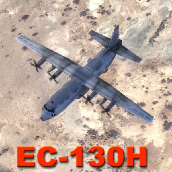 3d ec-130h compass aircraft