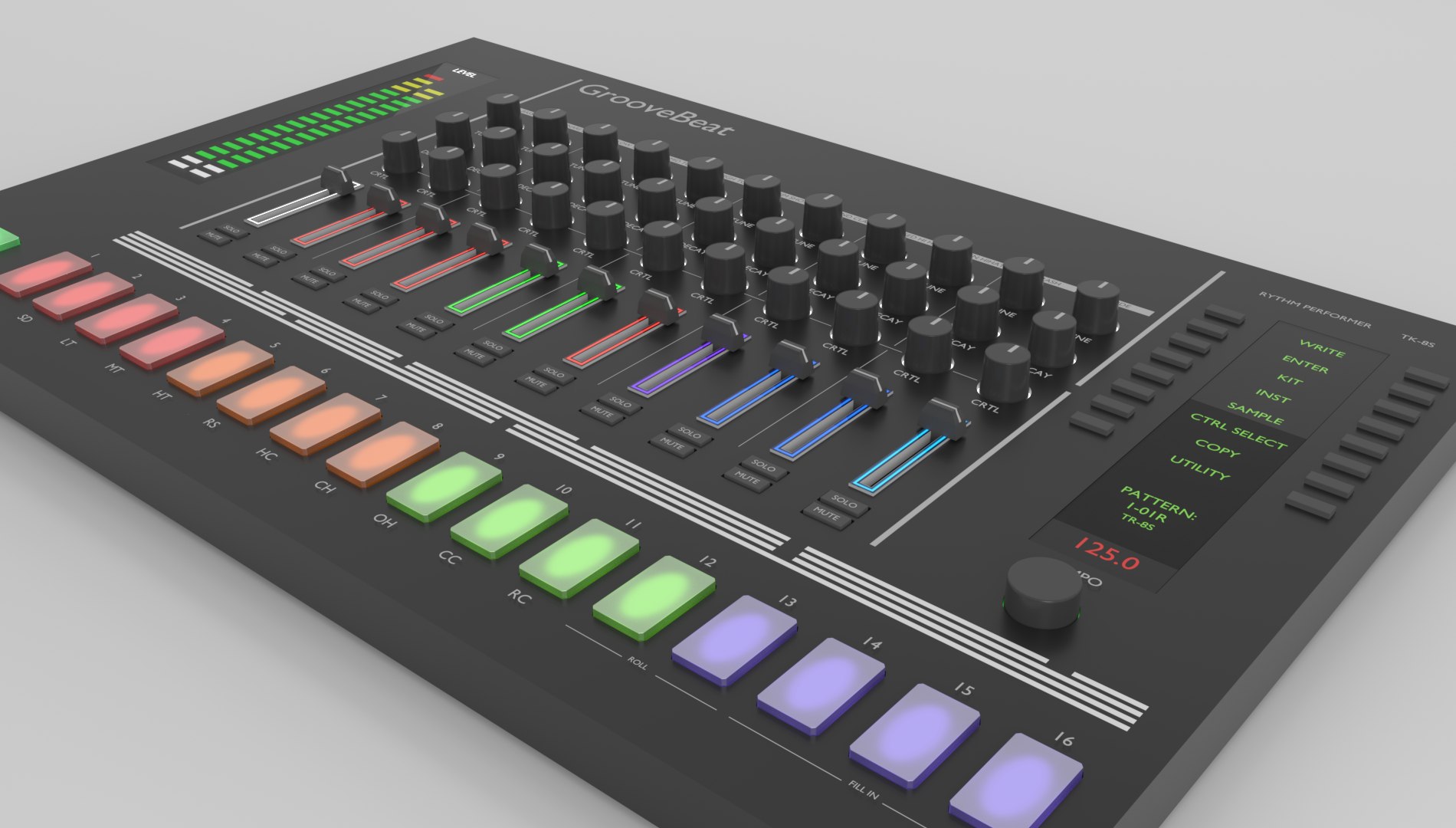 Roland Tr-8s Blender 3D Model - TurboSquid 1391091