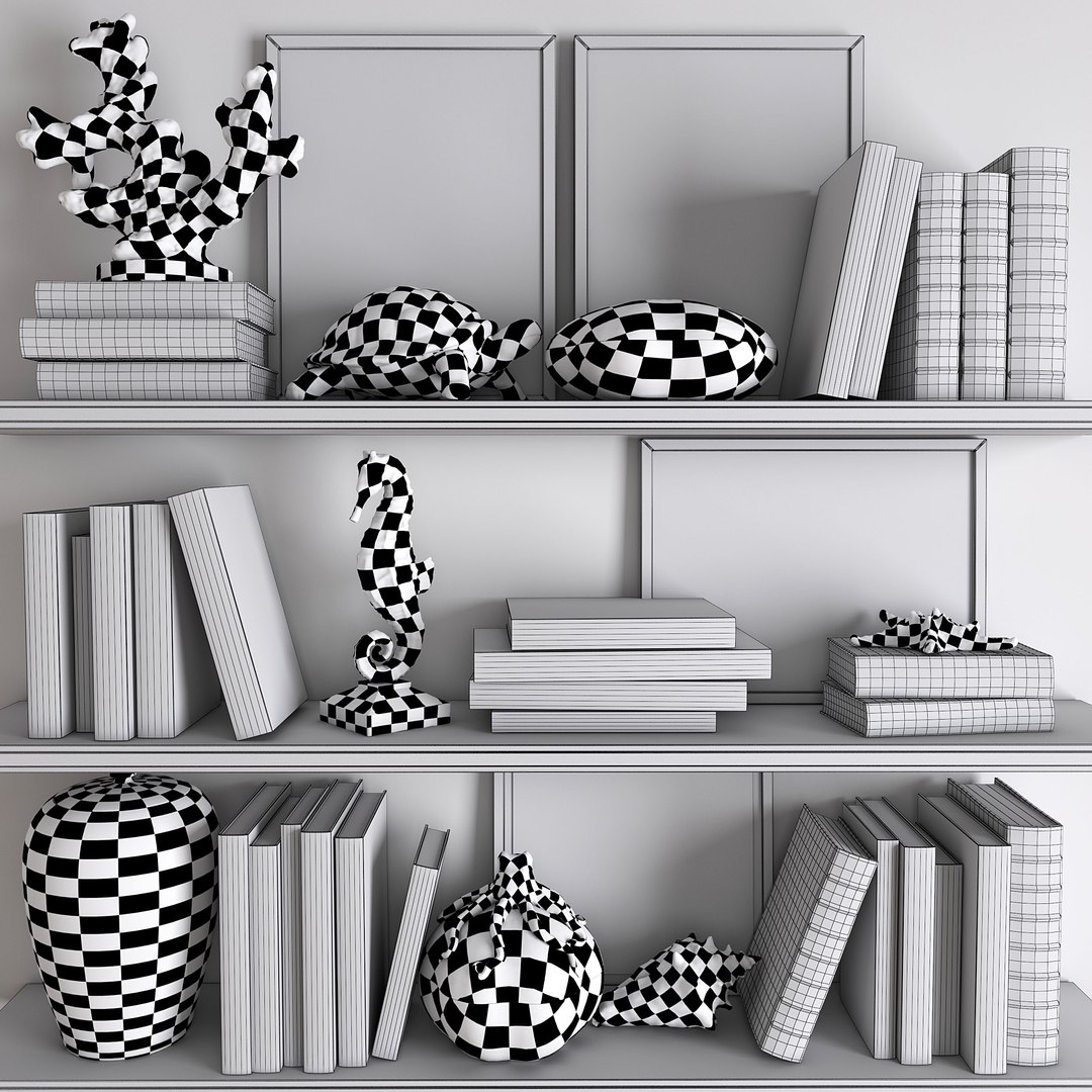 Decorative set 08 3D model - TurboSquid 1202789