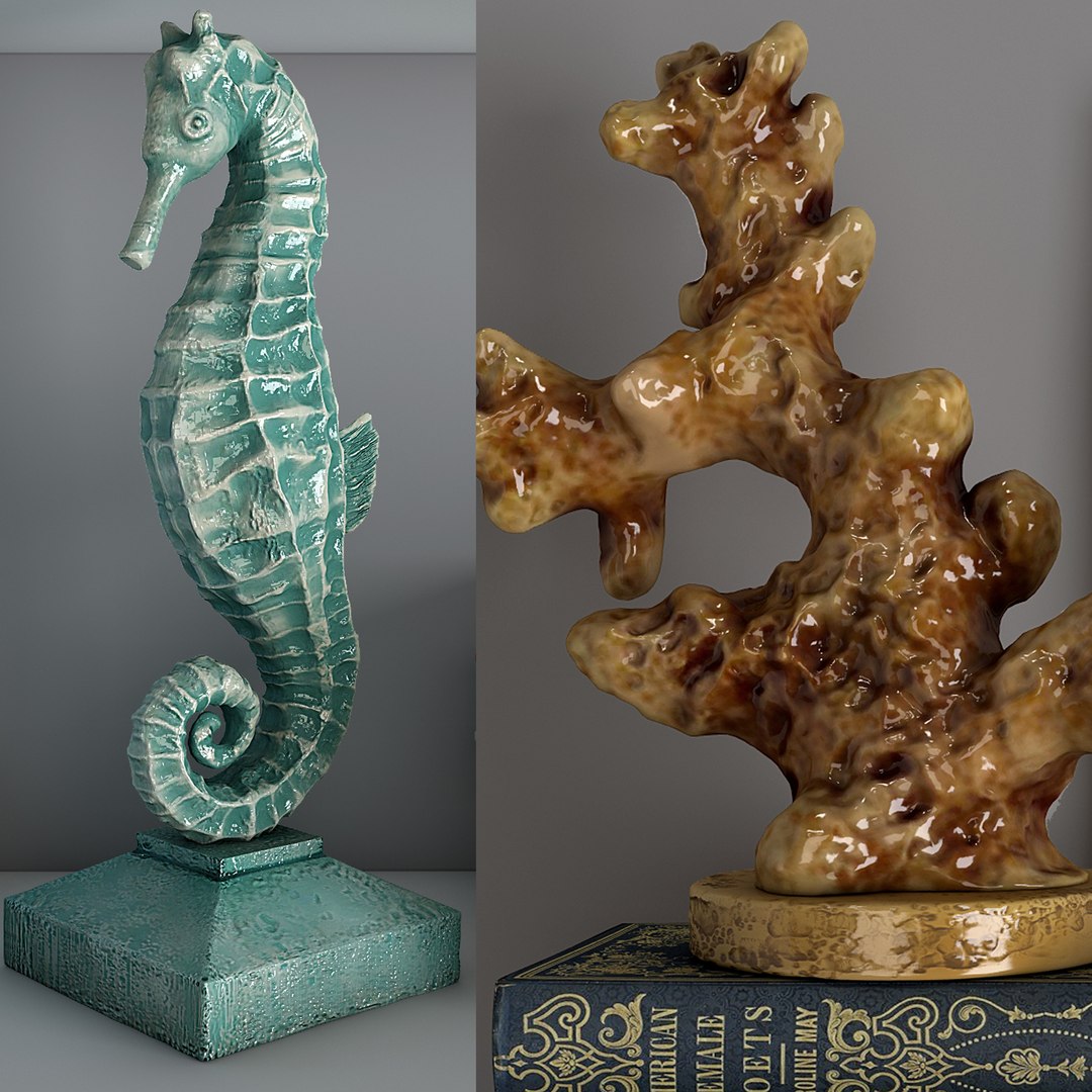 Decorative set 08 3D model - TurboSquid 1202789