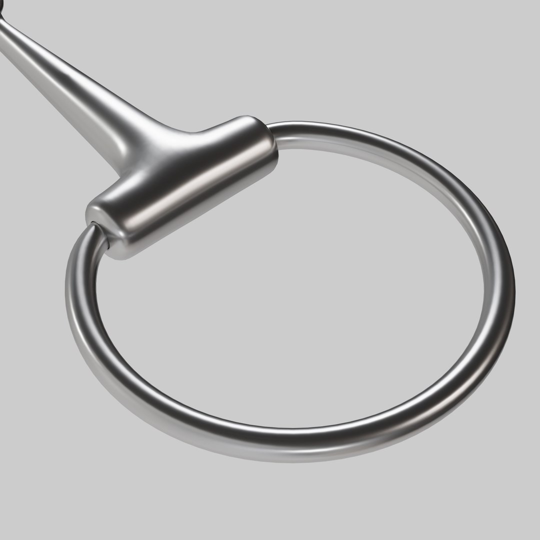 Jointed Snaffle Horse Bit Model - TurboSquid 1974610