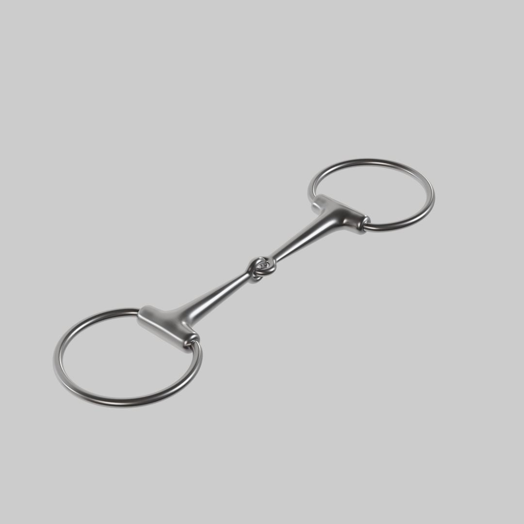 Jointed Snaffle Horse Bit Model - TurboSquid 1974610