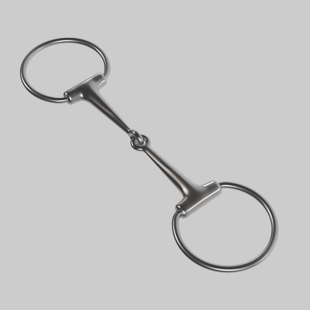 Jointed Snaffle Horse Bit Model - TurboSquid 1974610
