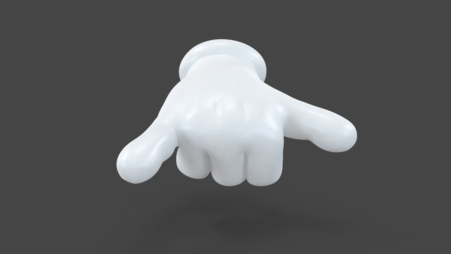 Cartoon Hand Shaka 3D Model - TurboSquid 1713741