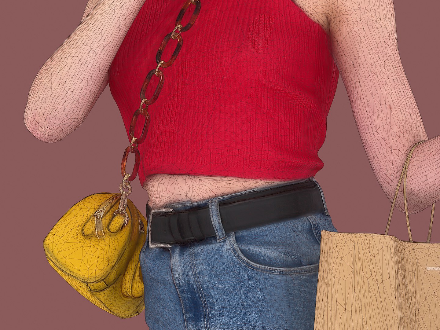 3D Shopaholic Model - TurboSquid 1841917