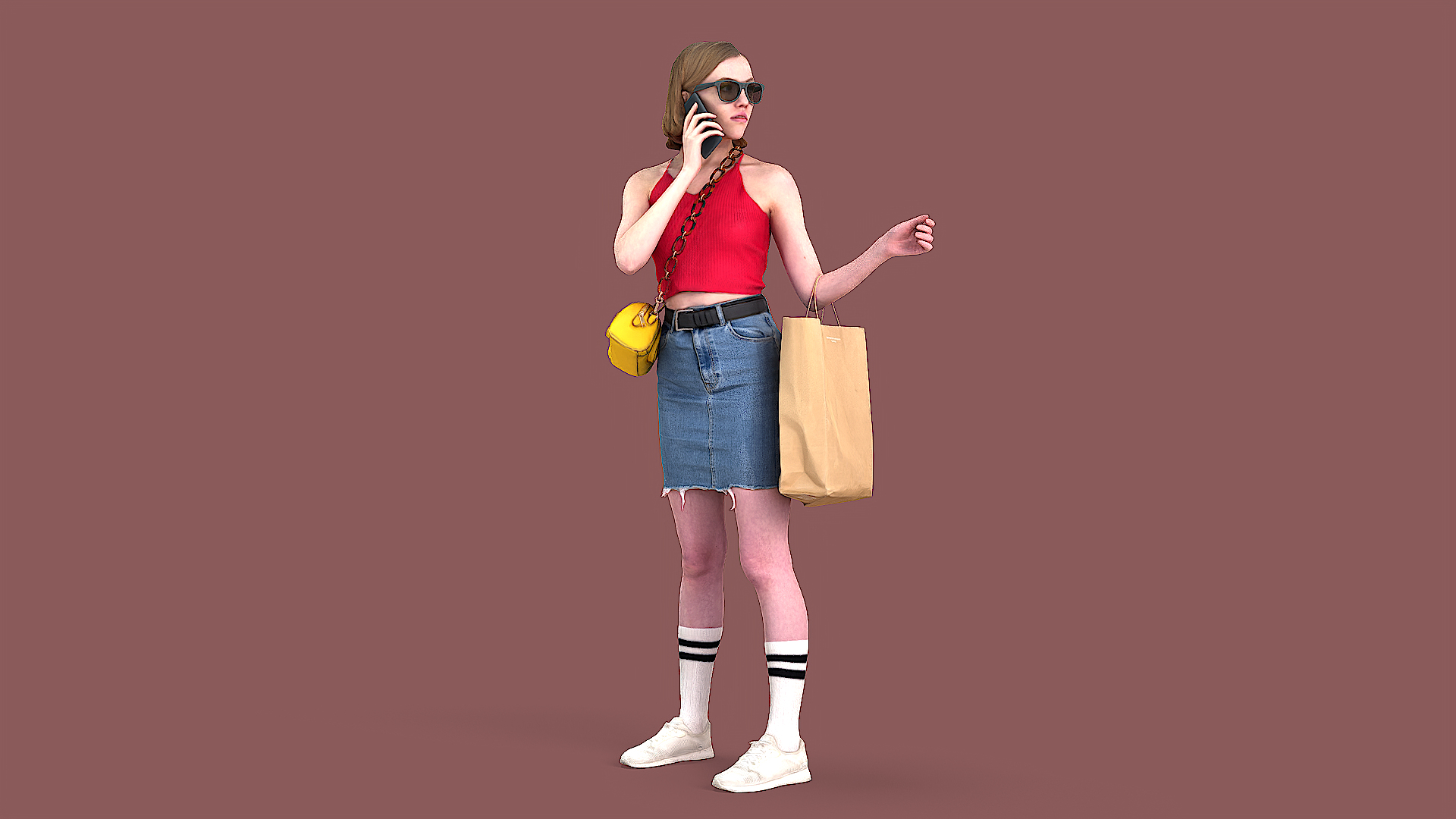 3D Shopaholic Model - TurboSquid 1841917