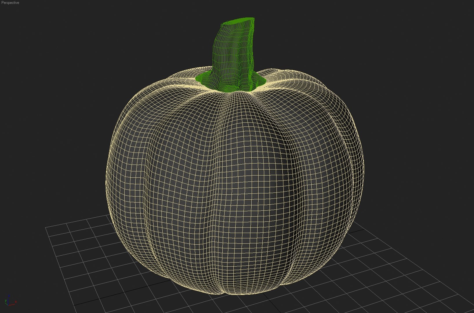 pumpkin 3d model