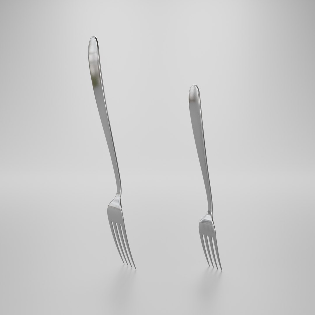 3D Dessert Fork - Dinner Fork Model - TurboSquid 1968679