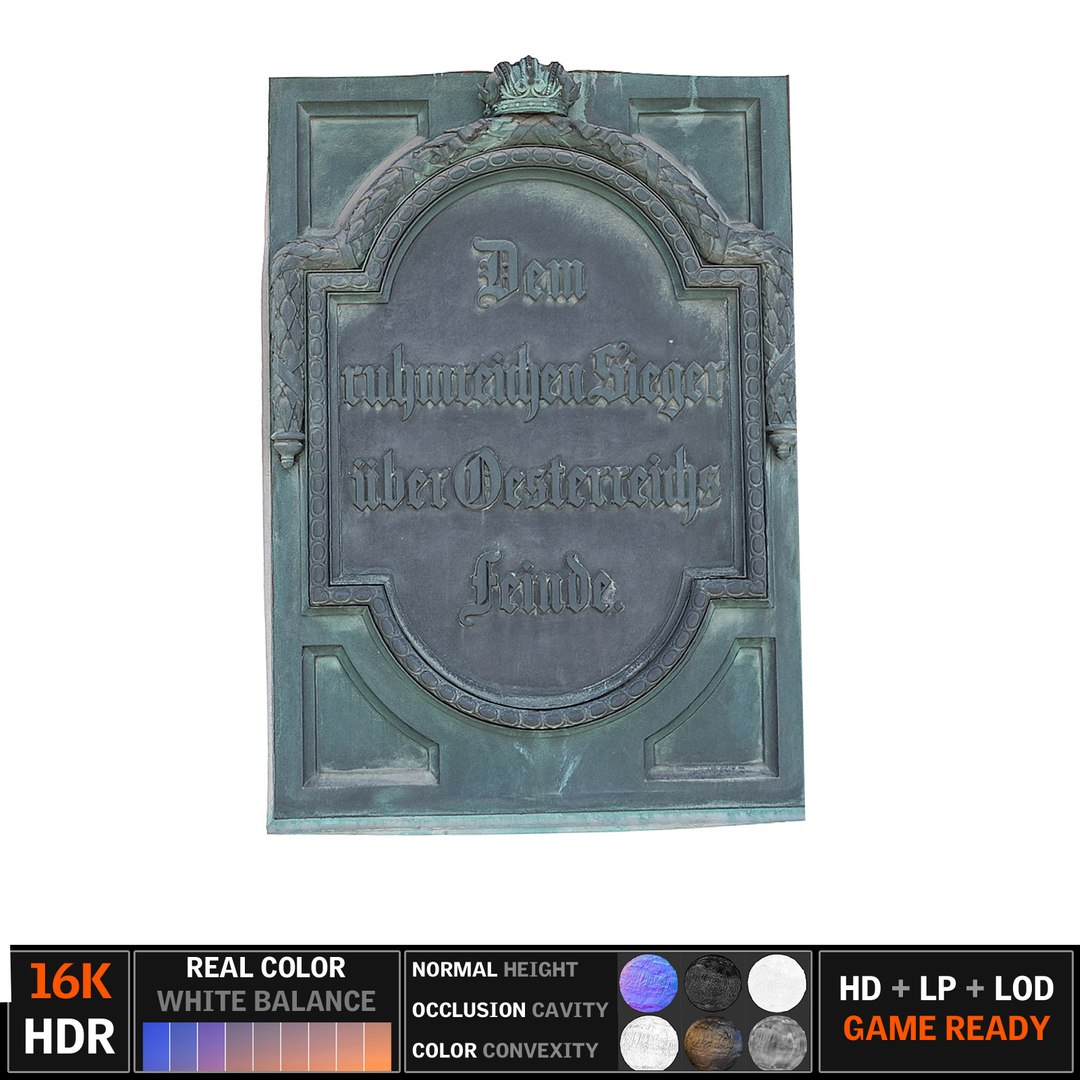 crest emblem 8k 3d max