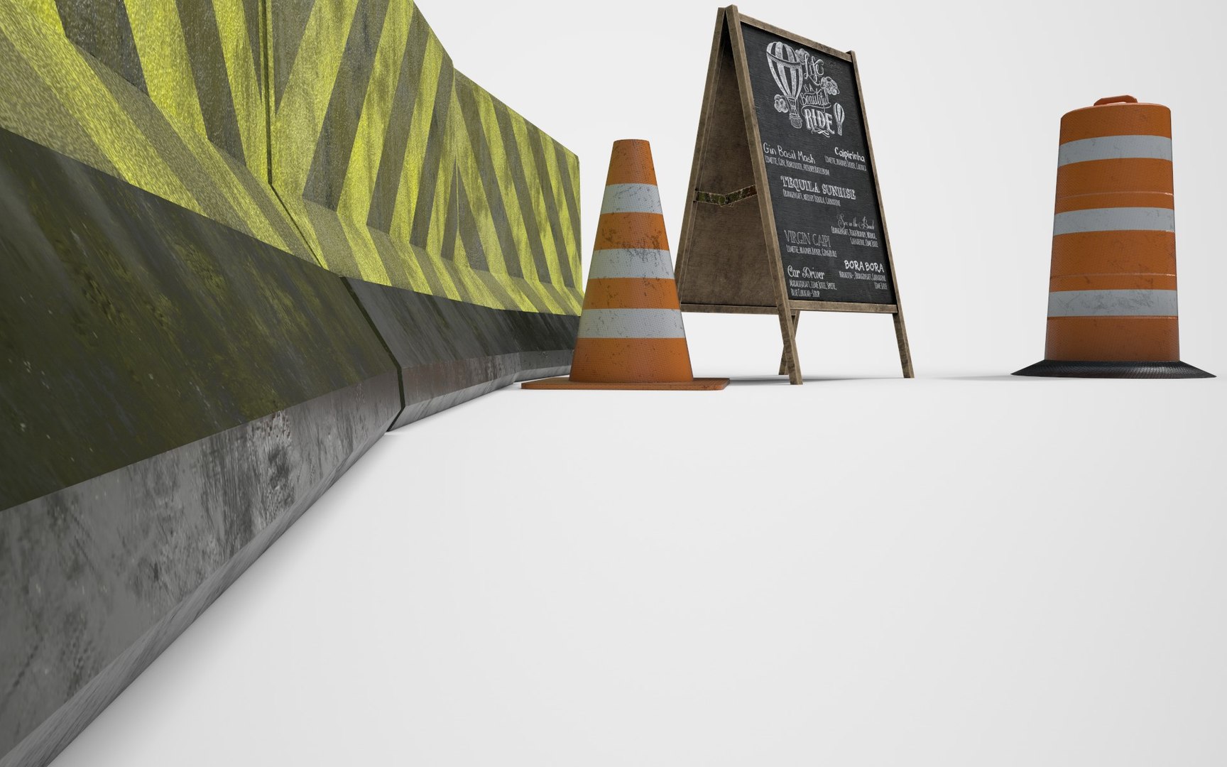 Urban street model - TurboSquid 1208840