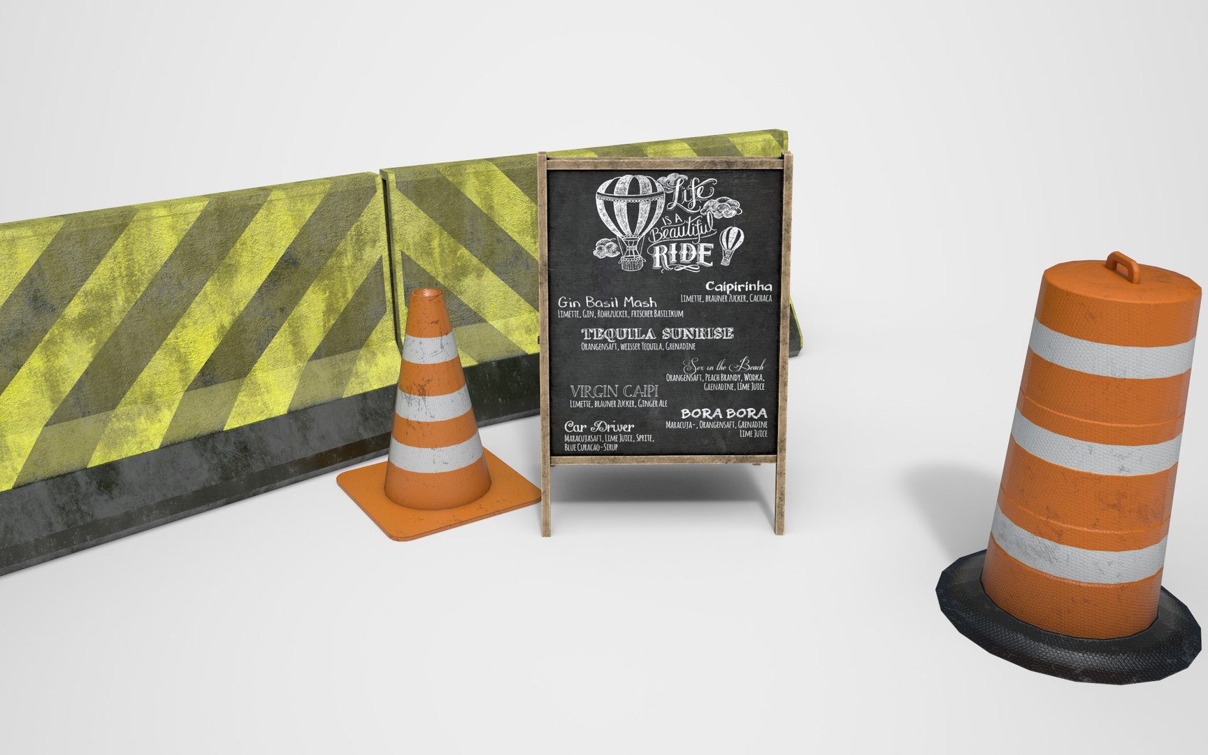 Urban street model - TurboSquid 1208840