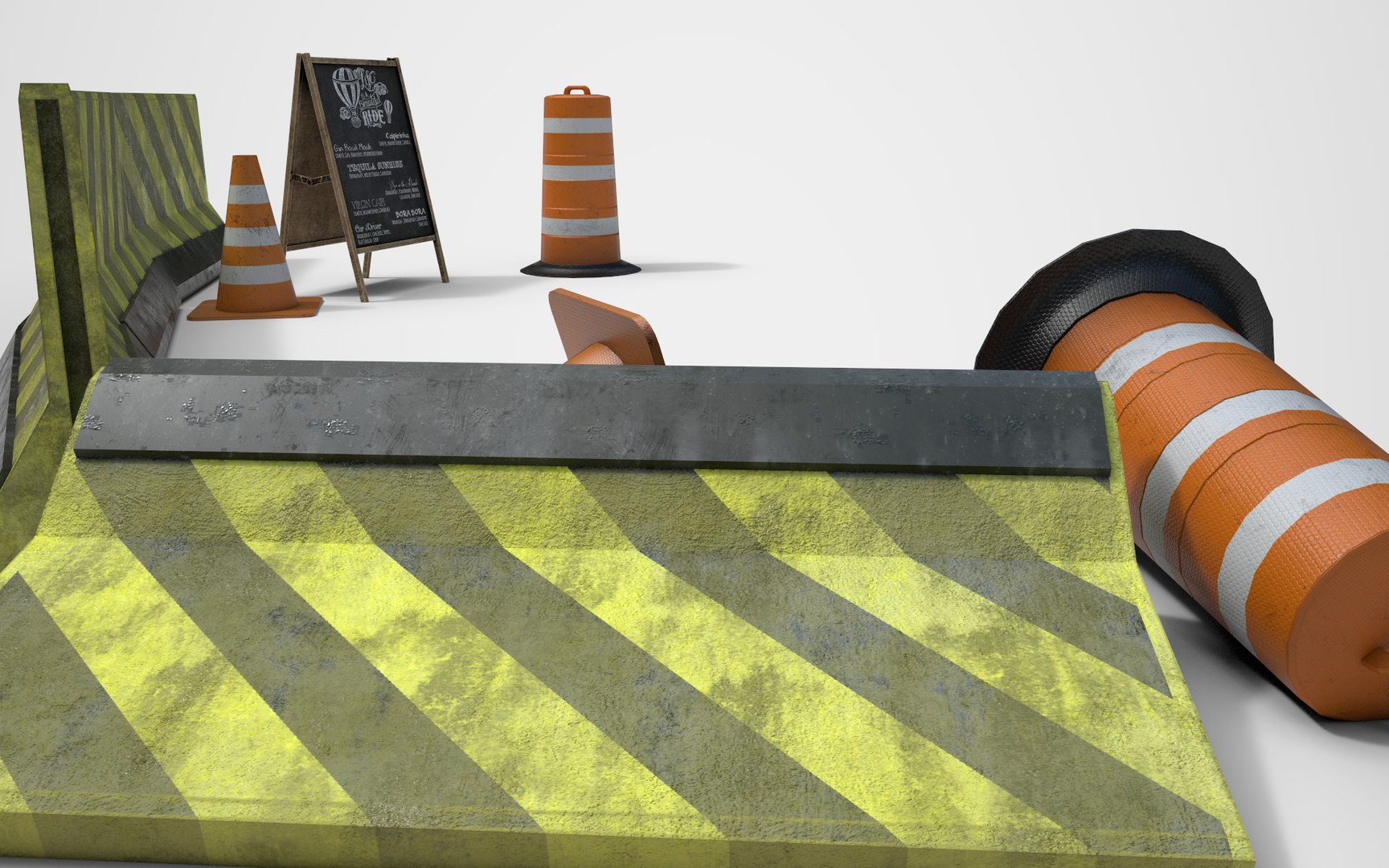 Urban street model - TurboSquid 1208840