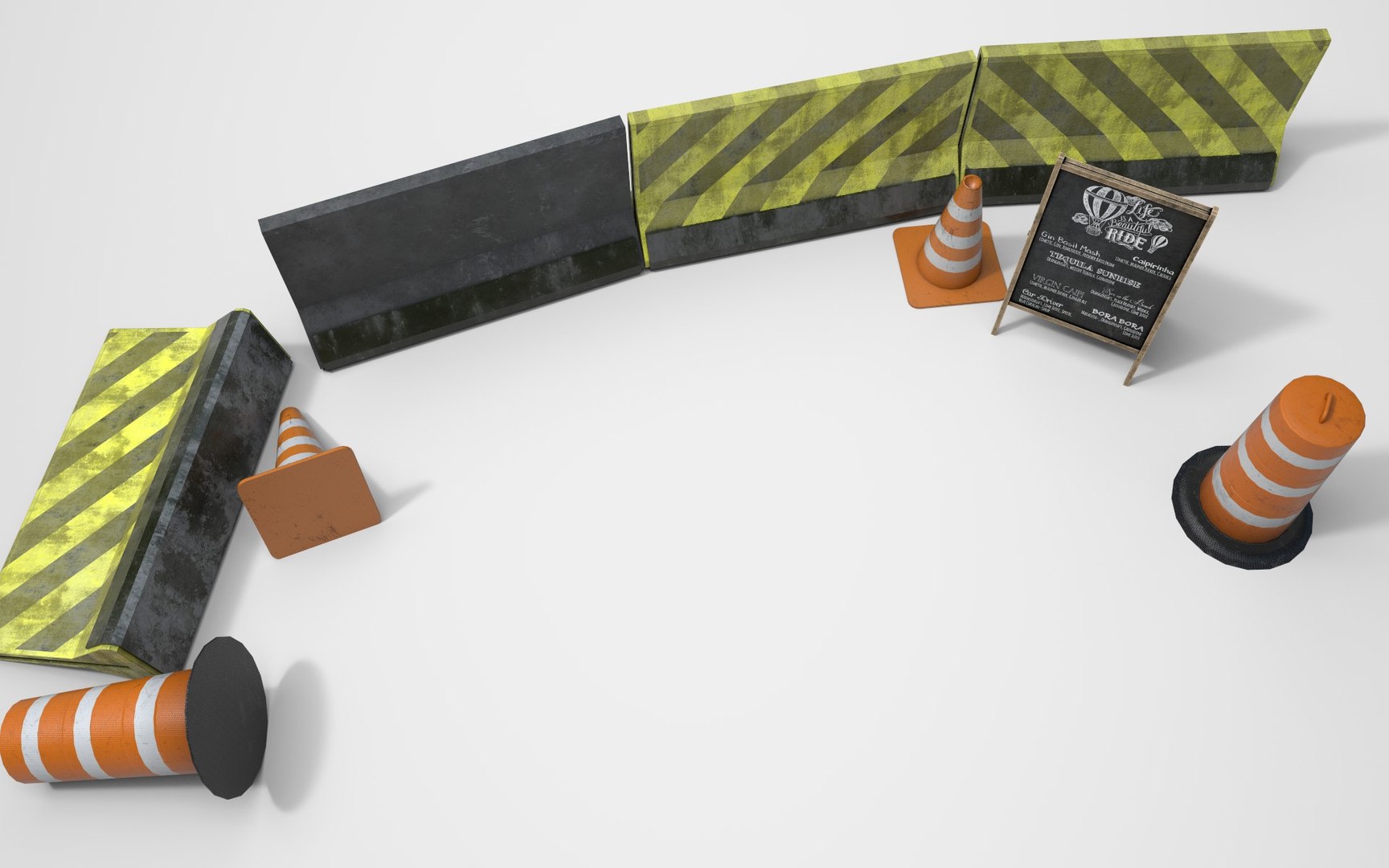 Urban street model - TurboSquid 1208840