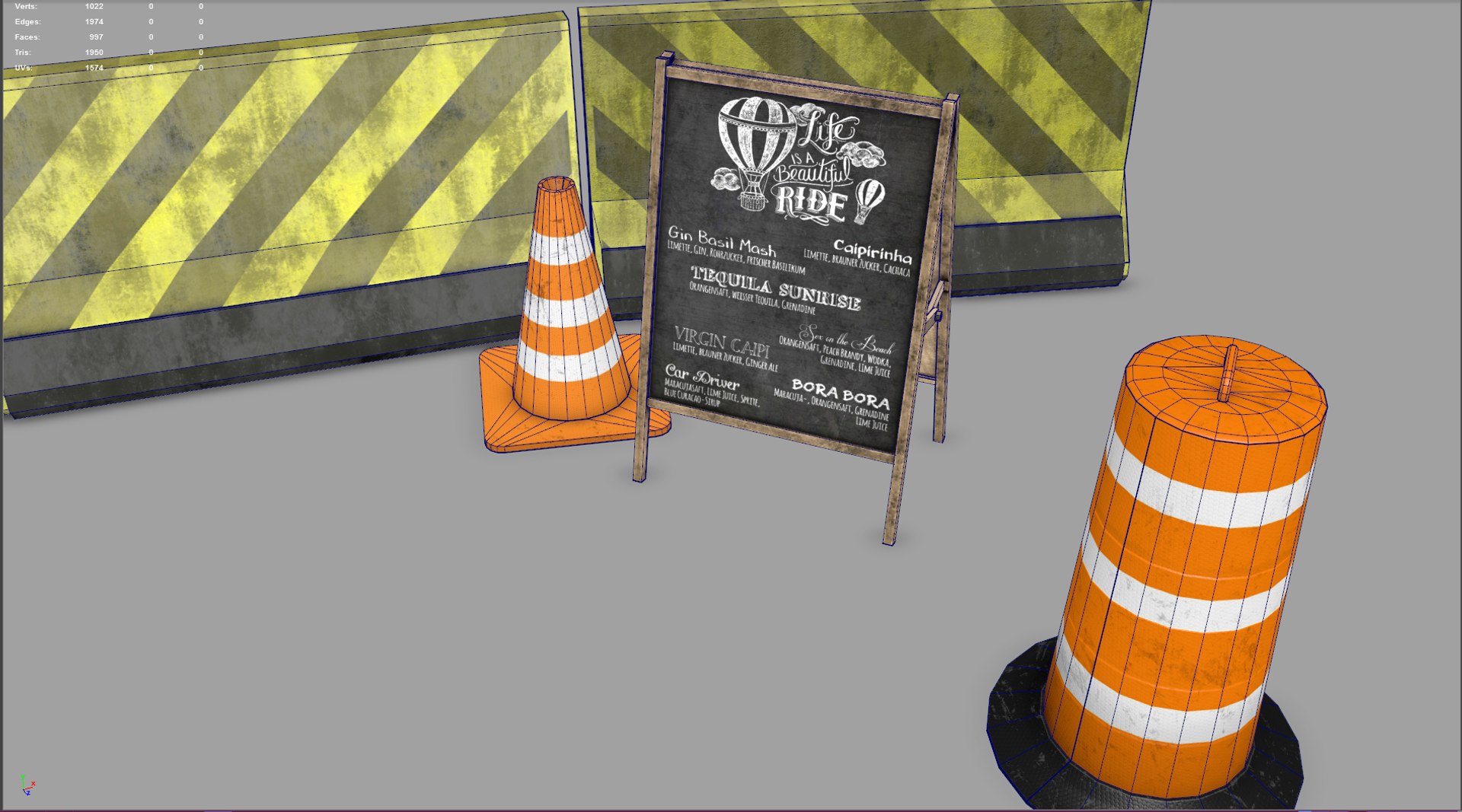 Urban street model - TurboSquid 1208840