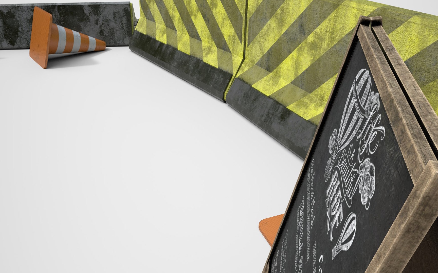 Urban street model - TurboSquid 1208840