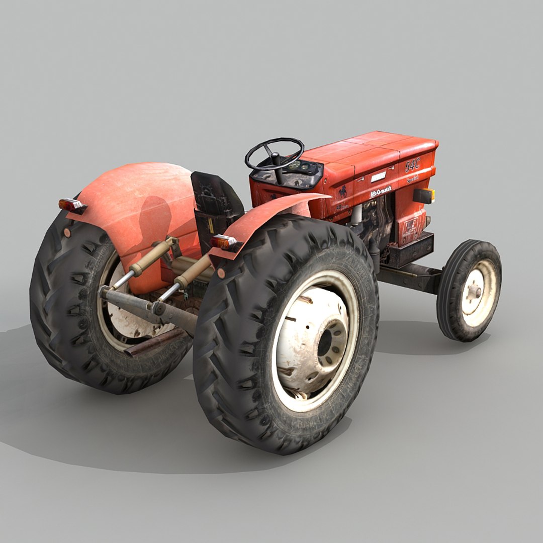 3D Tractor Real Time Model - TurboSquid 1361898