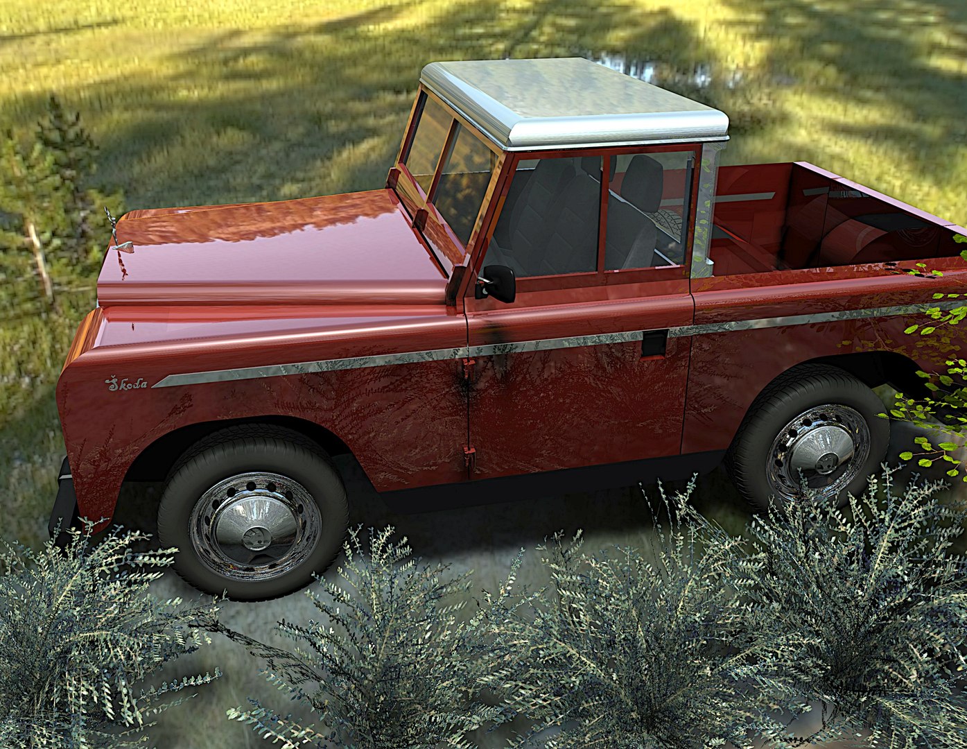 skoda trekka 3d model