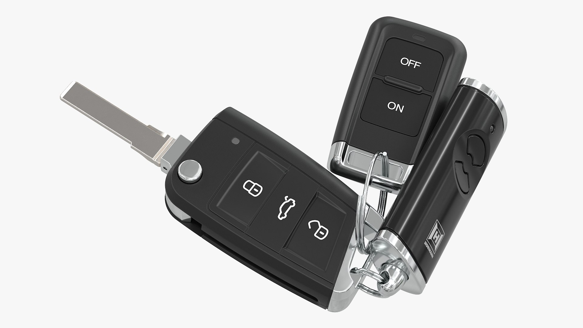 Car Key Set 02 Model - TurboSquid 2104175