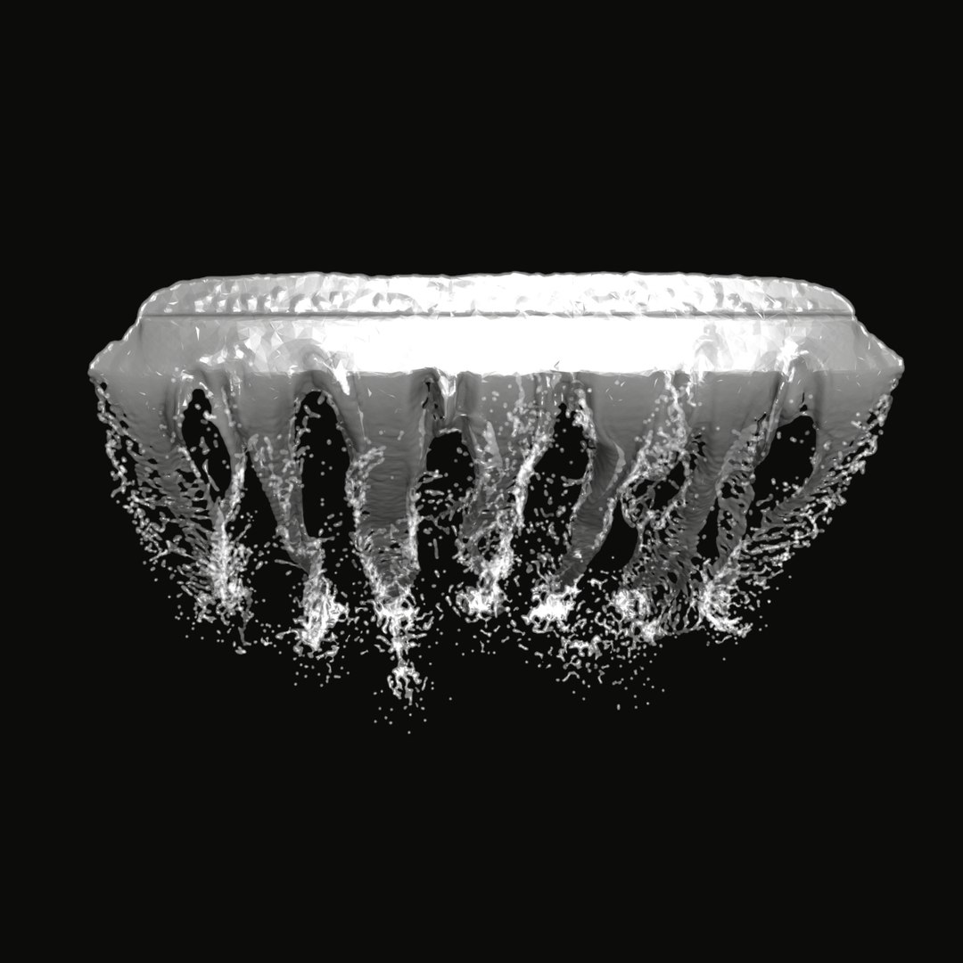 3d Water Waterfall Model